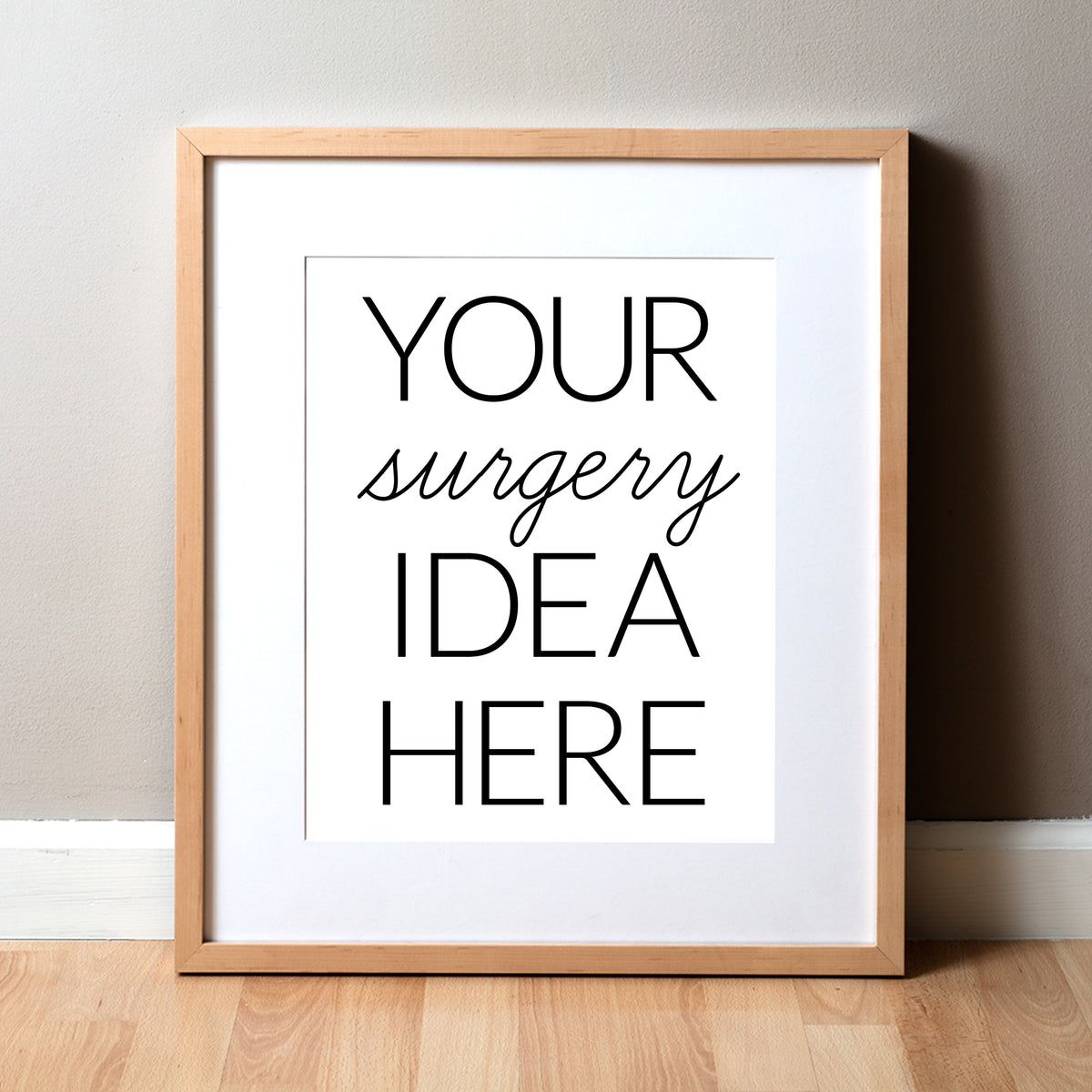 Custom Original Surgery Art – Lyon Road Art