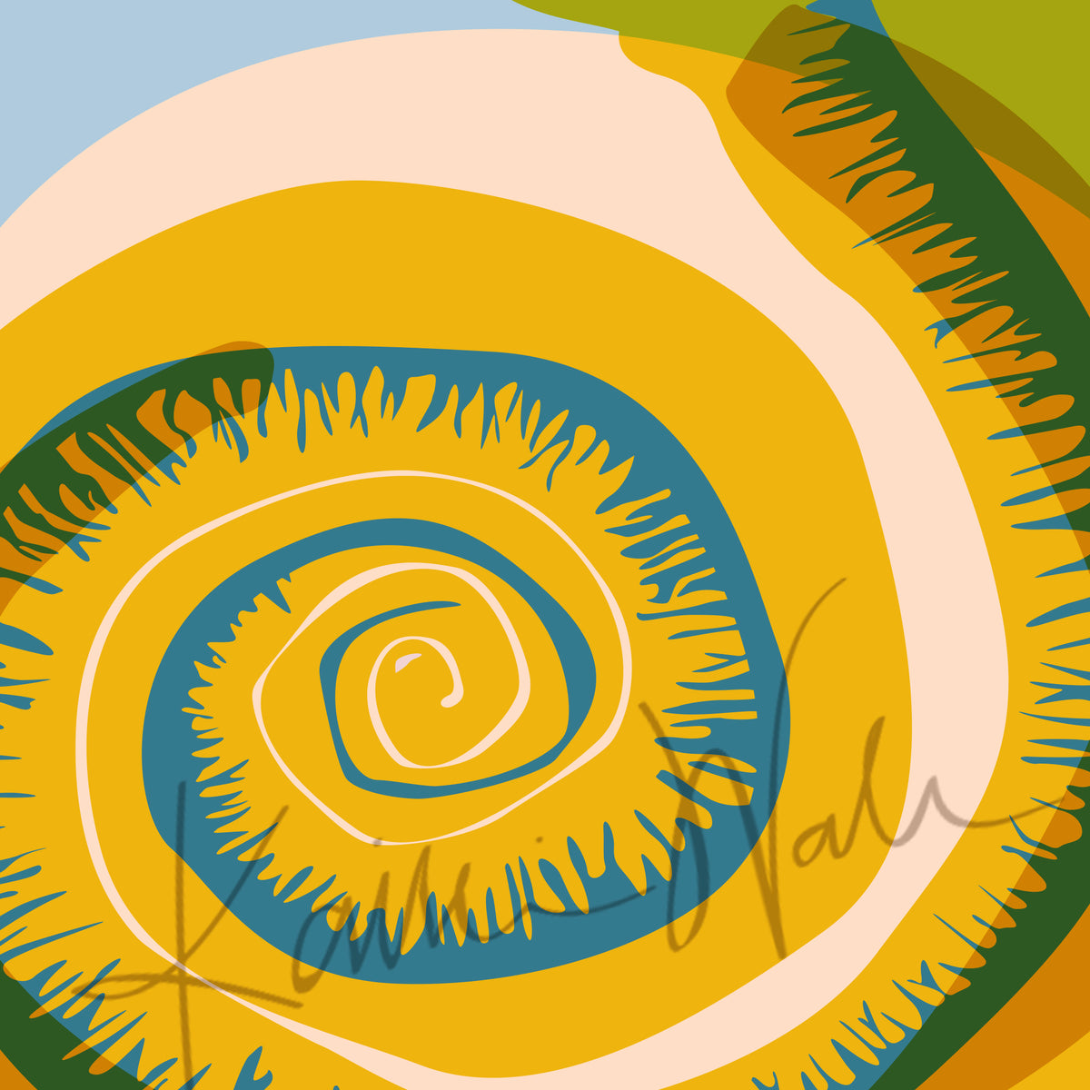 Cochlea Poster - LIMITED EDITION DIGITAL DOWNLOAD – Lyon Road Art